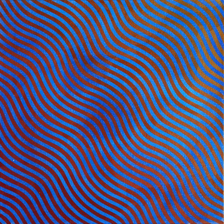 Gradient Swirl Painting by Alejandro Hyam | Saatchi Art