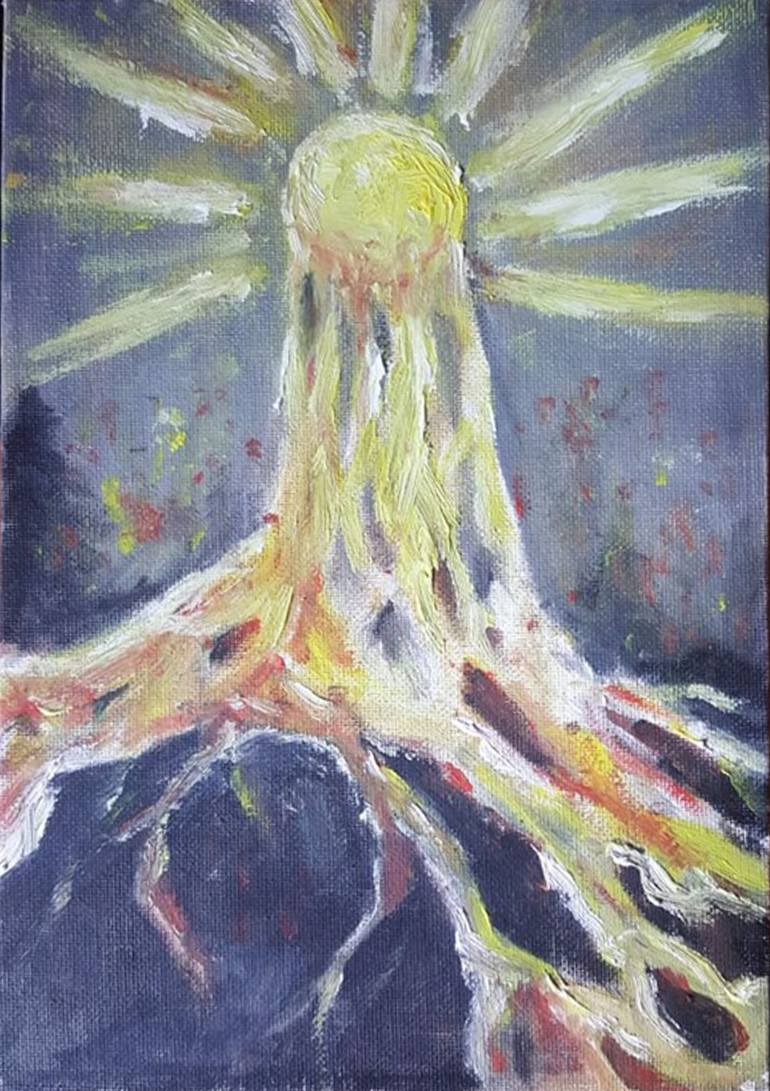 Melting the sun Painting by Surdu Andrei | Saatchi Art