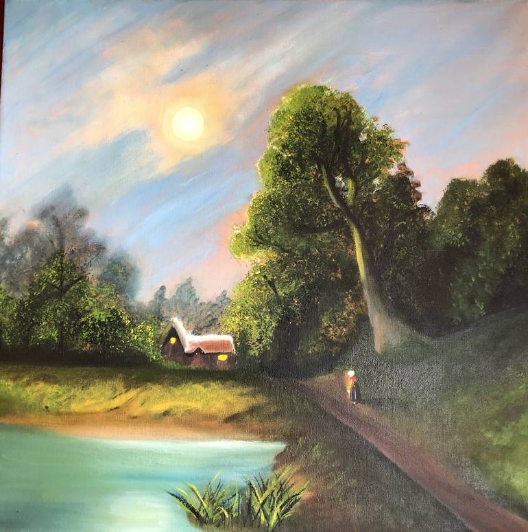 back to the classic Painting by Heba Mosa | Saatchi Art