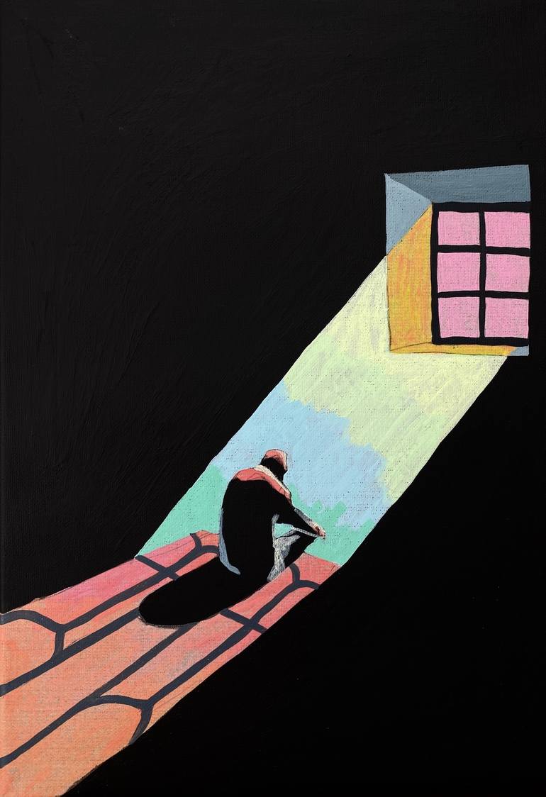 Self-Isolation Painting by Irina An | Saatchi Art