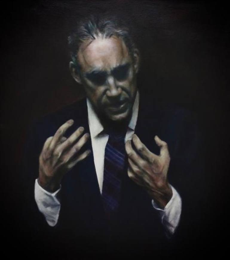 The Lecturer Painting by Adrian Penu | Saatchi Art