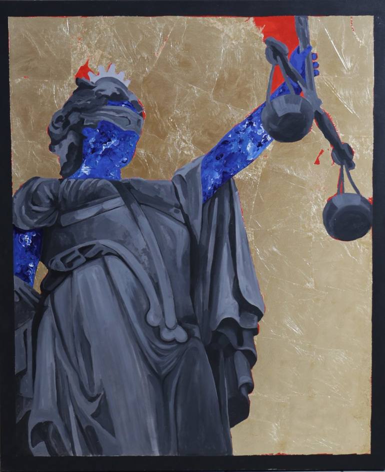 Justice Painting by Martis Magdalena | Saatchi Art