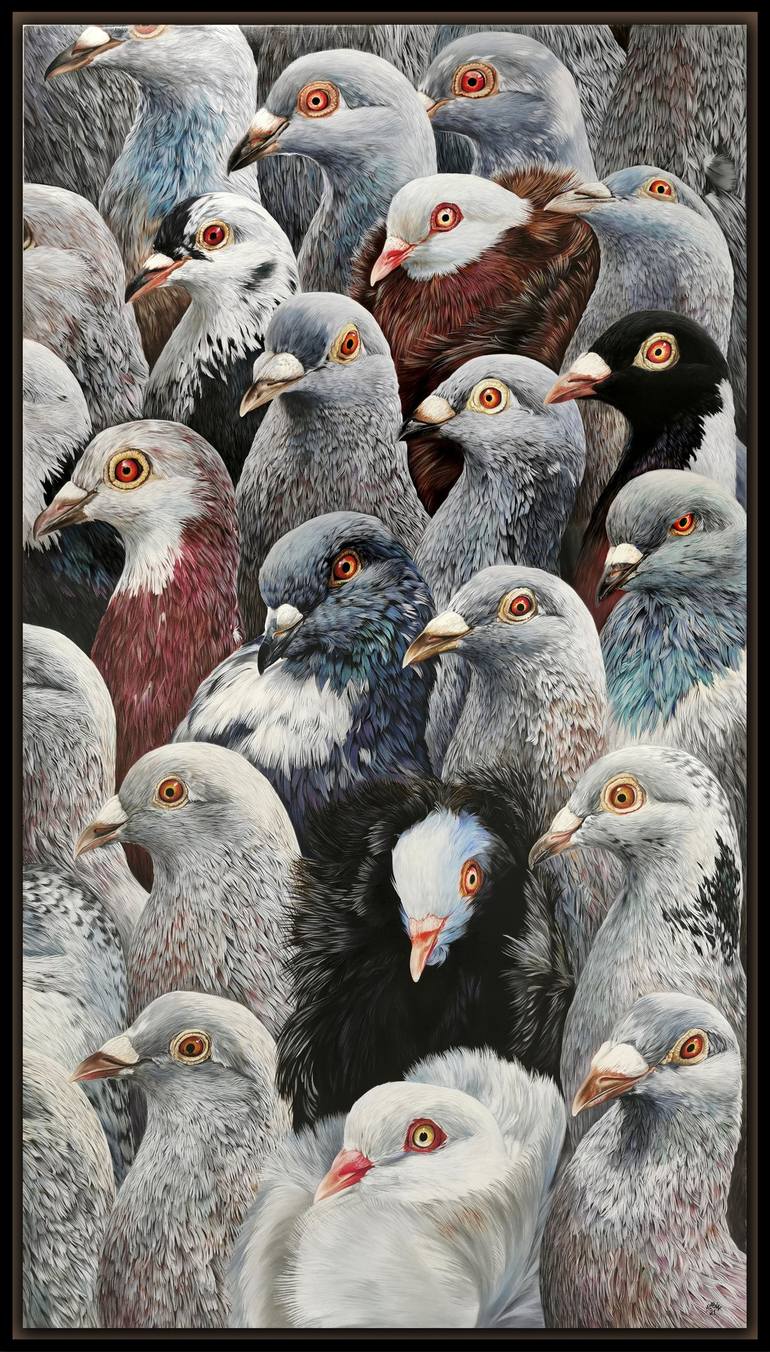 The Empire of Candour Painting by Claudiu Mladin | Saatchi Art