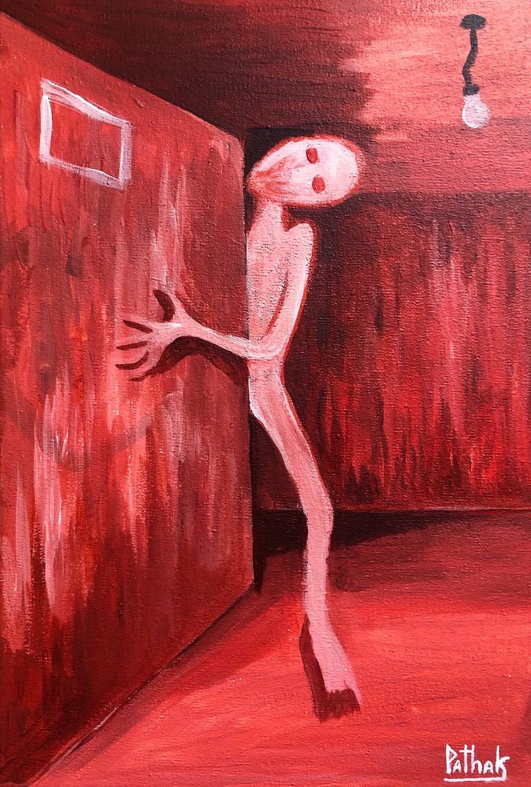 Claustrophobia Painting by Katerina Pathak | Saatchi Art