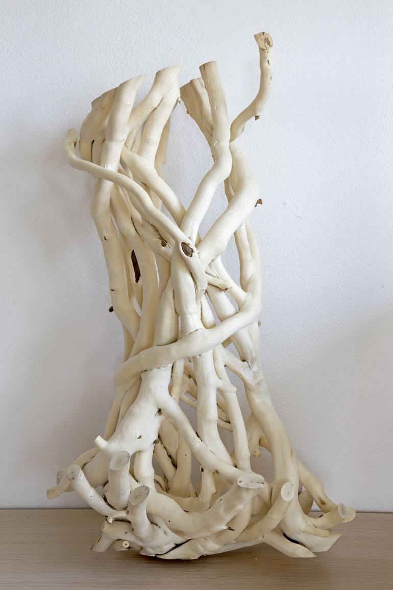 Simple complexity - Ivy decorative sculpture Sculpture by Jozef Sedmak ...