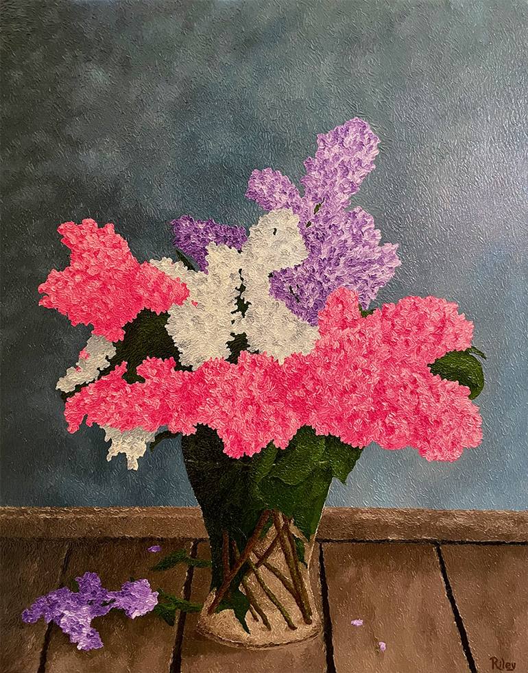 The Color Of Lilacs Painting by Patrick Riley | Saatchi Art