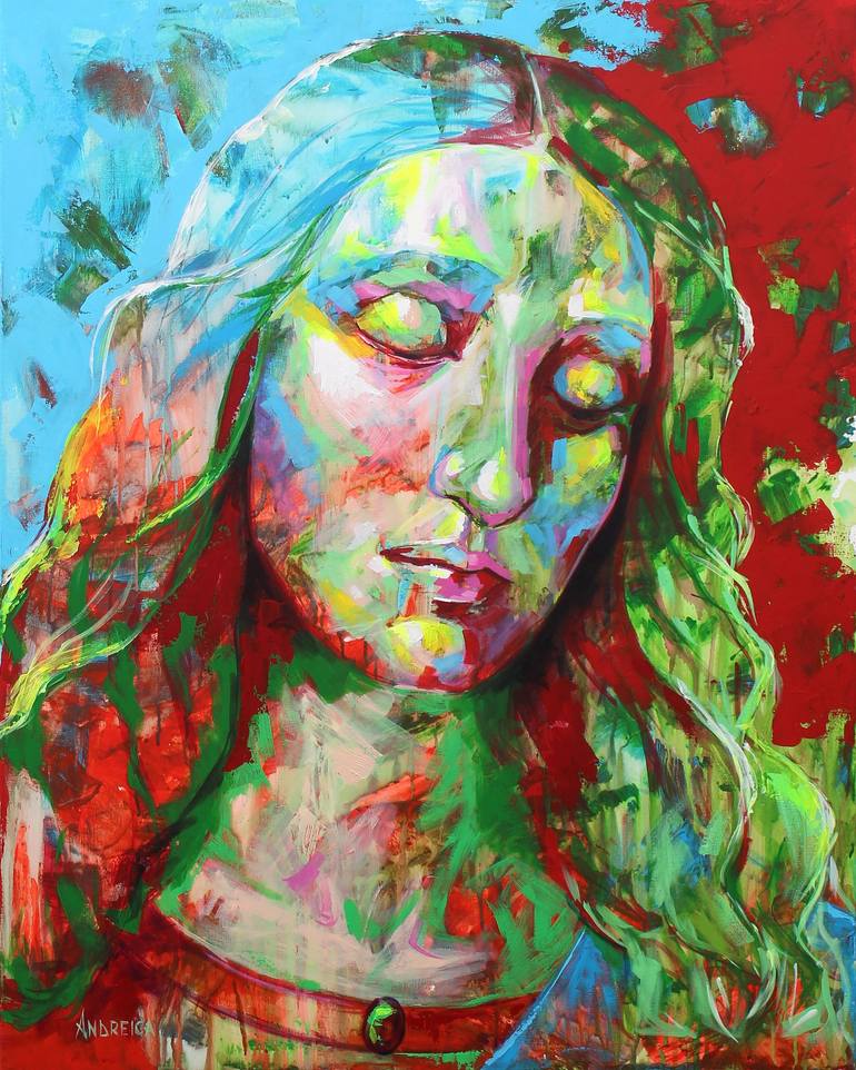 Jesus - Last Supper Painting by Alexandra Andreica | Saatchi Art