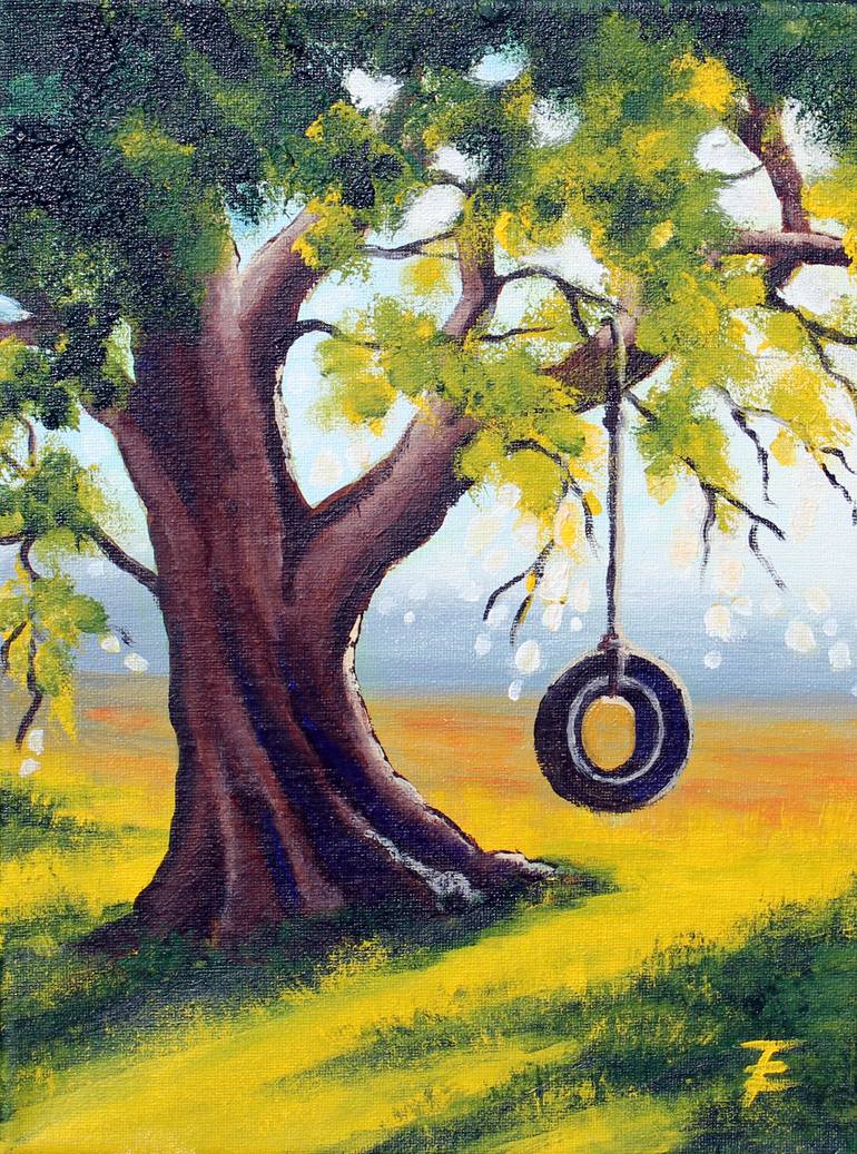 Childhood Painting by Elena Tikhostoup | Saatchi Art Luxembourg