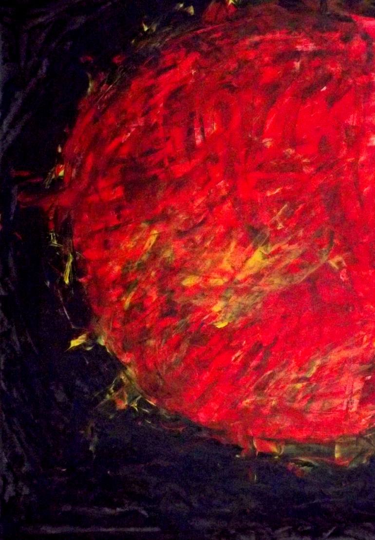 Solar flare Painting by Sotiris Sotiriou | Saatchi Art