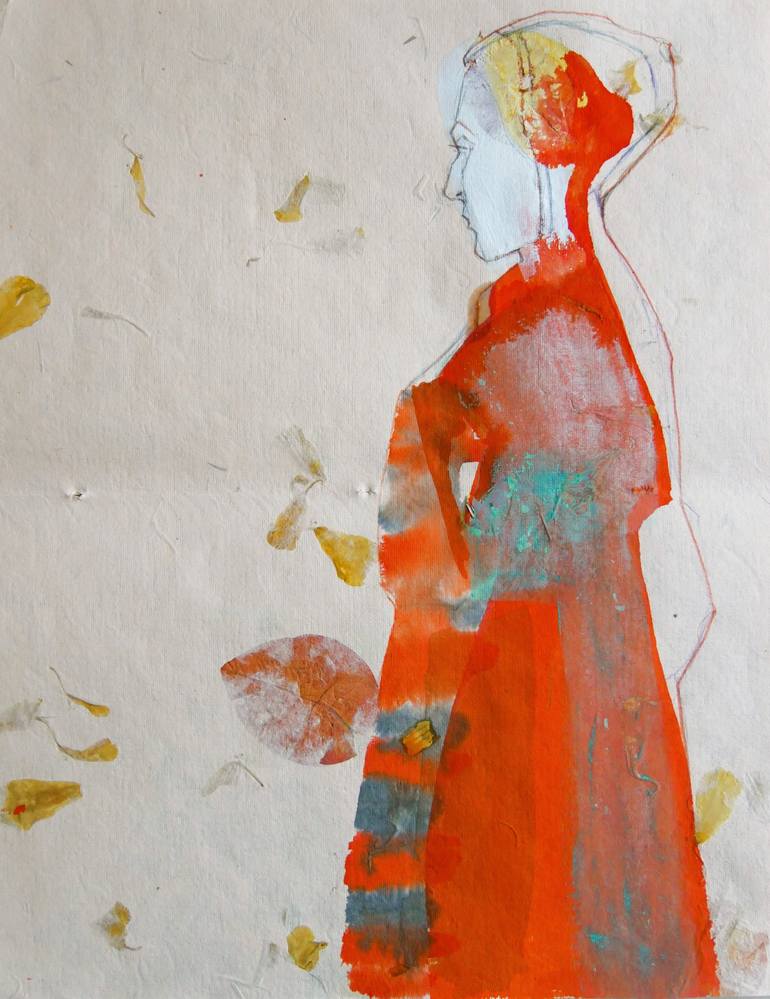 VEILED WOMAN Painting by Doris Schmitz | Saatchi Art