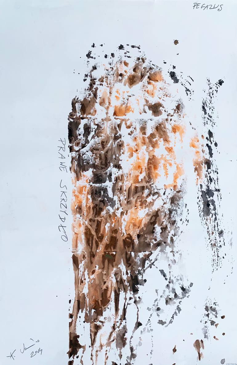 Pegasus Right Wing Painting by Krzysztof Wasko | Saatchi Art