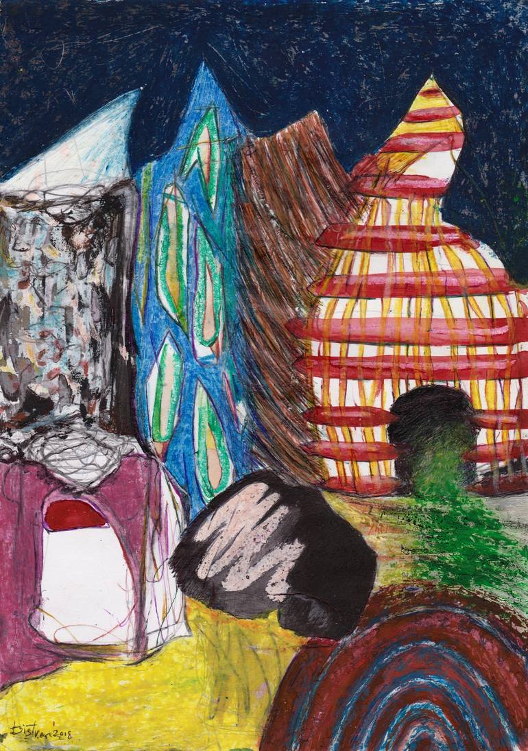 Habitat Painting by Petrica Bistran | Saatchi Art