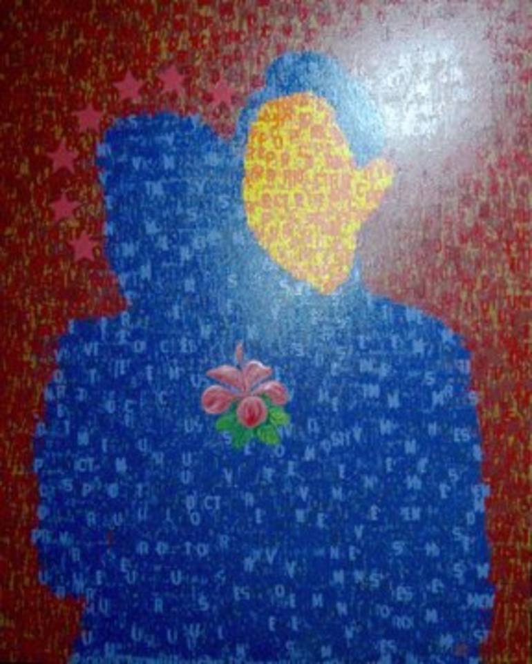 Scented Gumamela Painting by Mideo Cruz | Saatchi Art
