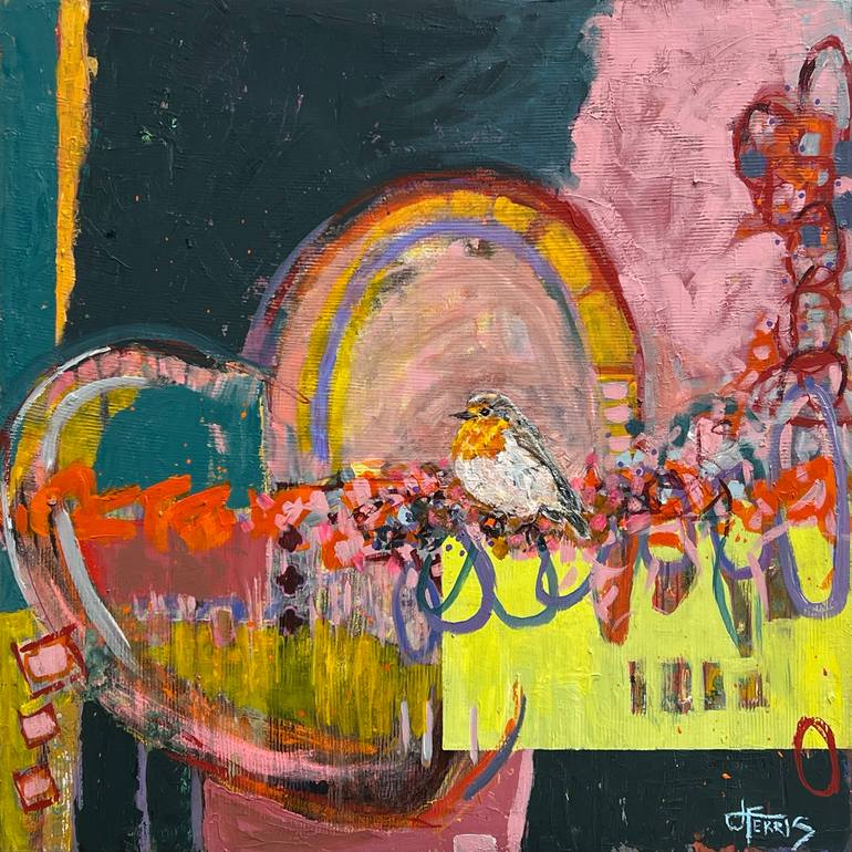 A Birds Life Painting by Jennifer Ferris | Saatchi Art