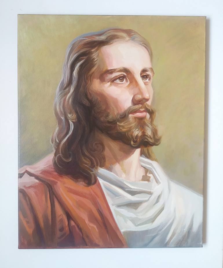 Jesus Christ Original Oil Painting Famous Religious Art Painting by ...