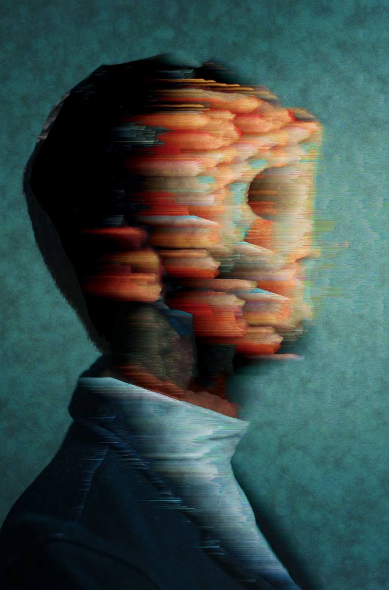 Distortion of identities: Portrait 1 Digital by Francisco Pez | Saatchi Art