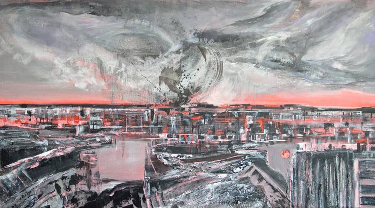 Industrial romance Painting by Viktorija Rutskaja | Saatchi Art