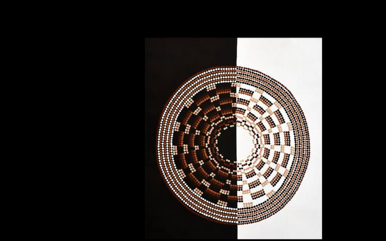 Half Caste: DNA Match Painting by Kate Constantine | Saatchi Art