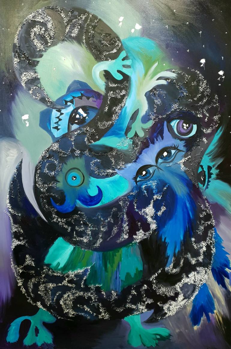 The limitless transformation of a human into a non-human Painting by ...