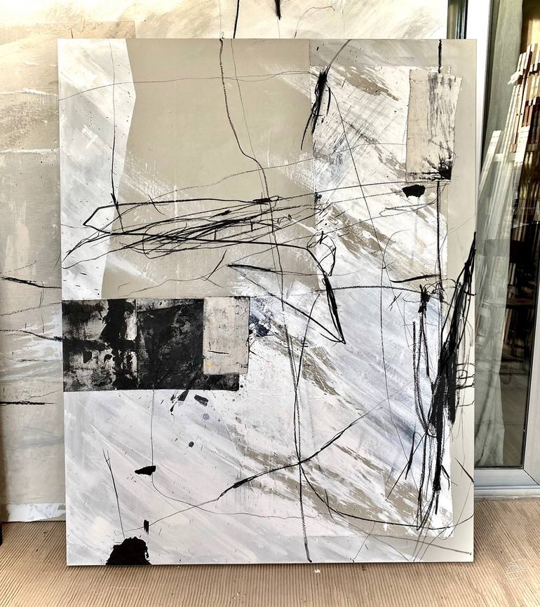 002. Five Animals / Linage Series Painting by Nieves Legaspi | Saatchi Art