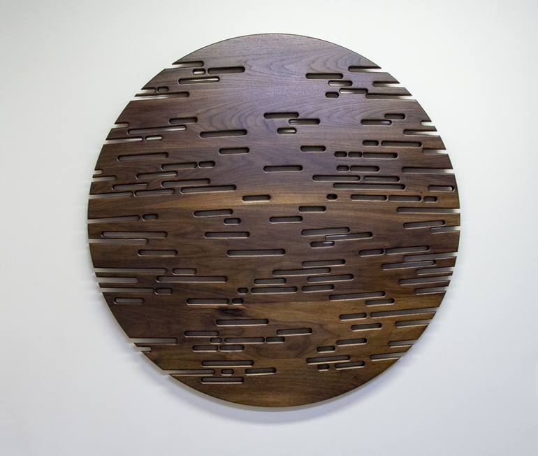 Cloudy day on a walnut Sculpture by Don Service | Saatchi Art