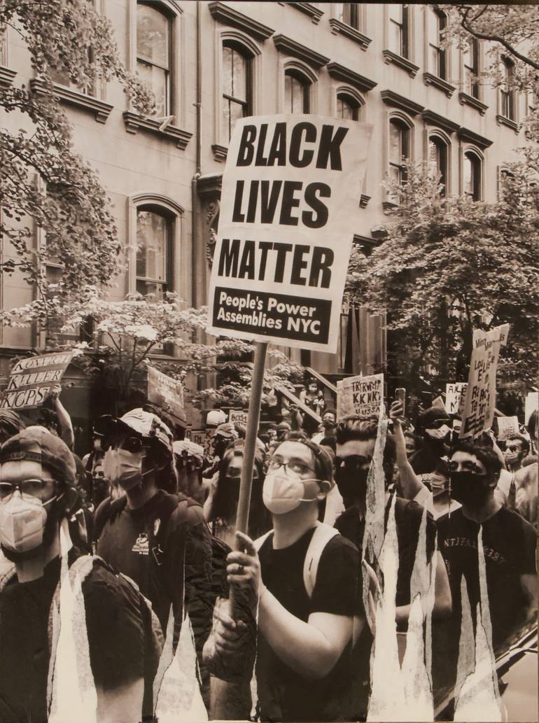 BLACK LIVES MATTER Collage by Andreas Anastasis | Saatchi Art
