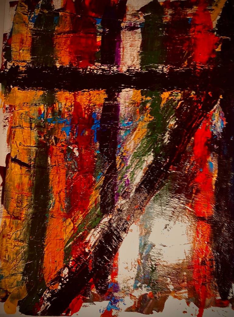 Seven “7” Painting by Wolfgang Gross | Saatchi Art