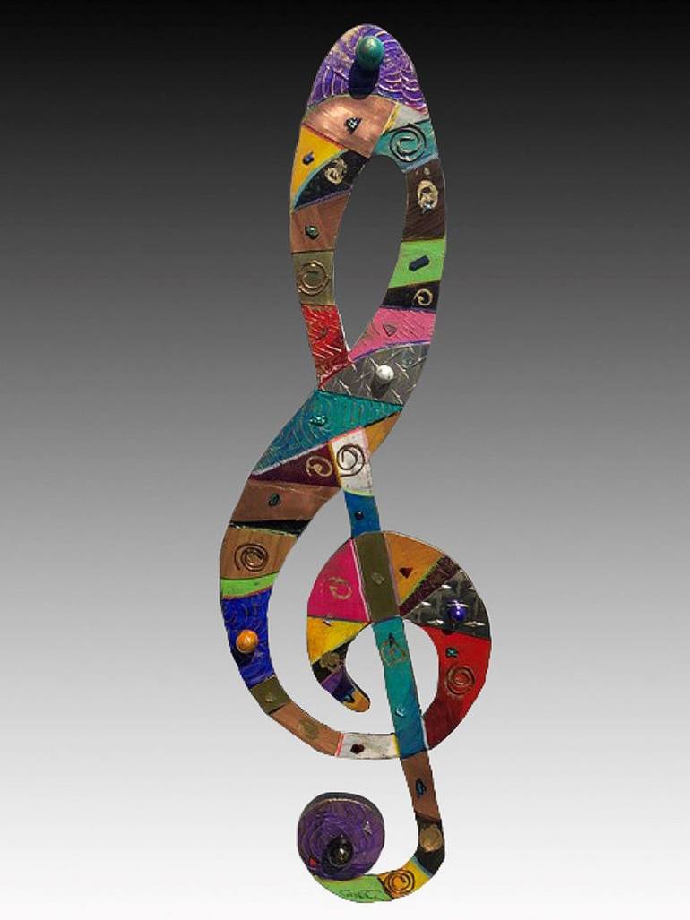Musical Note Outdoor Sculpture by Justin Coopersmith | Saatchi Art