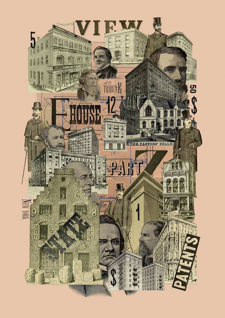 Housing Project II Collage by Pawel Pacholec | Saatchi Art