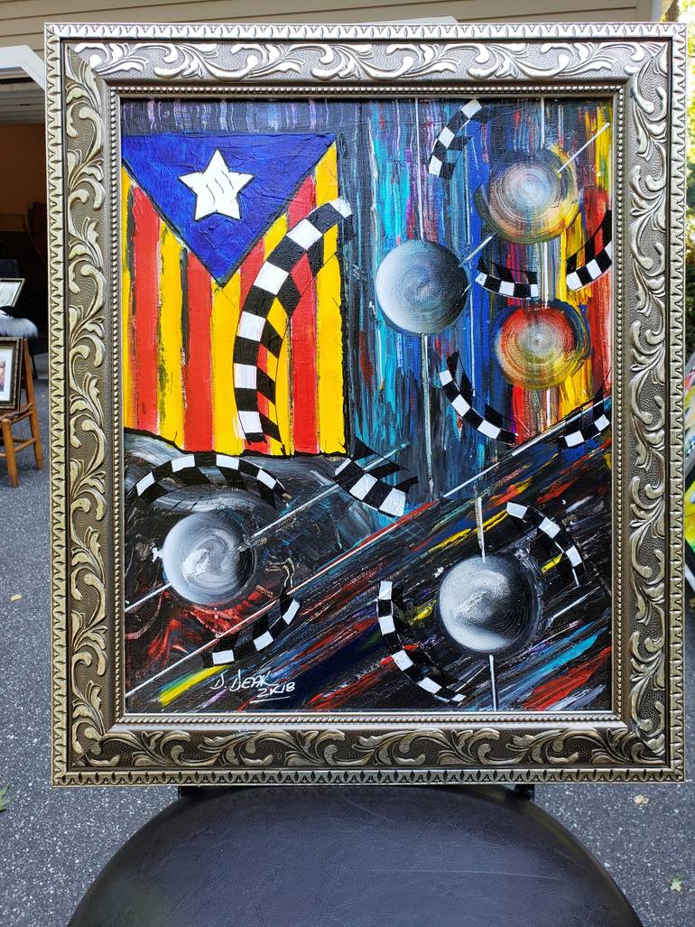 Barcelona Today Painting by David Deak | Saatchi Art