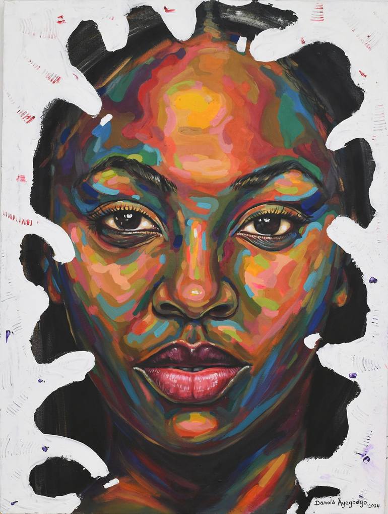 Isolation 4 Painting by Damola Ayegbayo | Saatchi Art