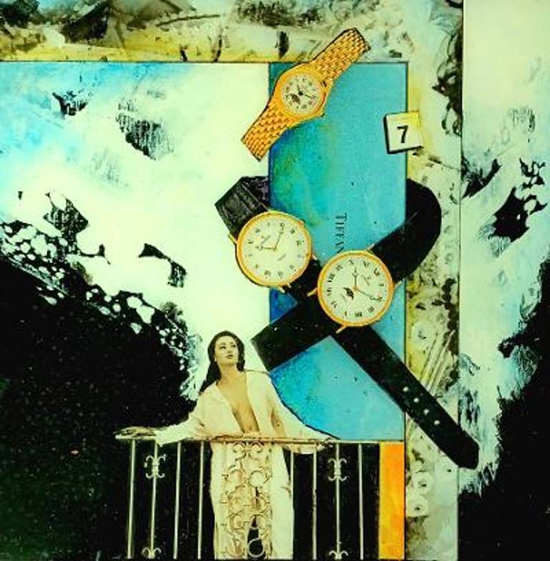 Her Time Collage by Frank Leake | Saatchi Art
