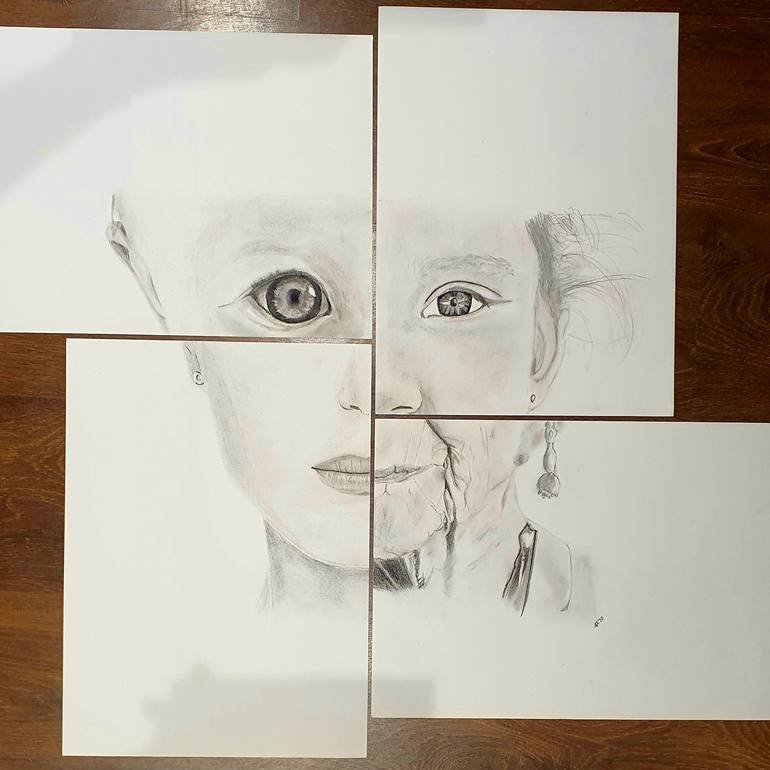 Beautiful Stages of Life Drawing by Gaurav Agarwal | Saatchi Art