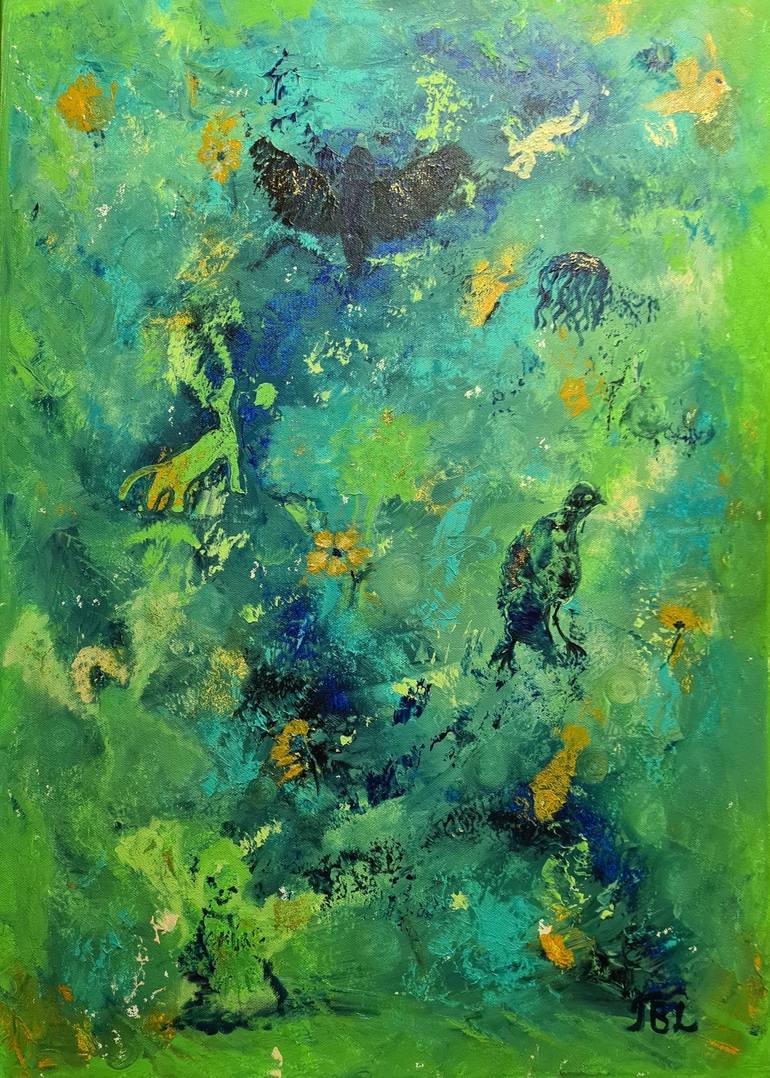 Different forms of life Painting by Trine Berg Larsen | Saatchi Art