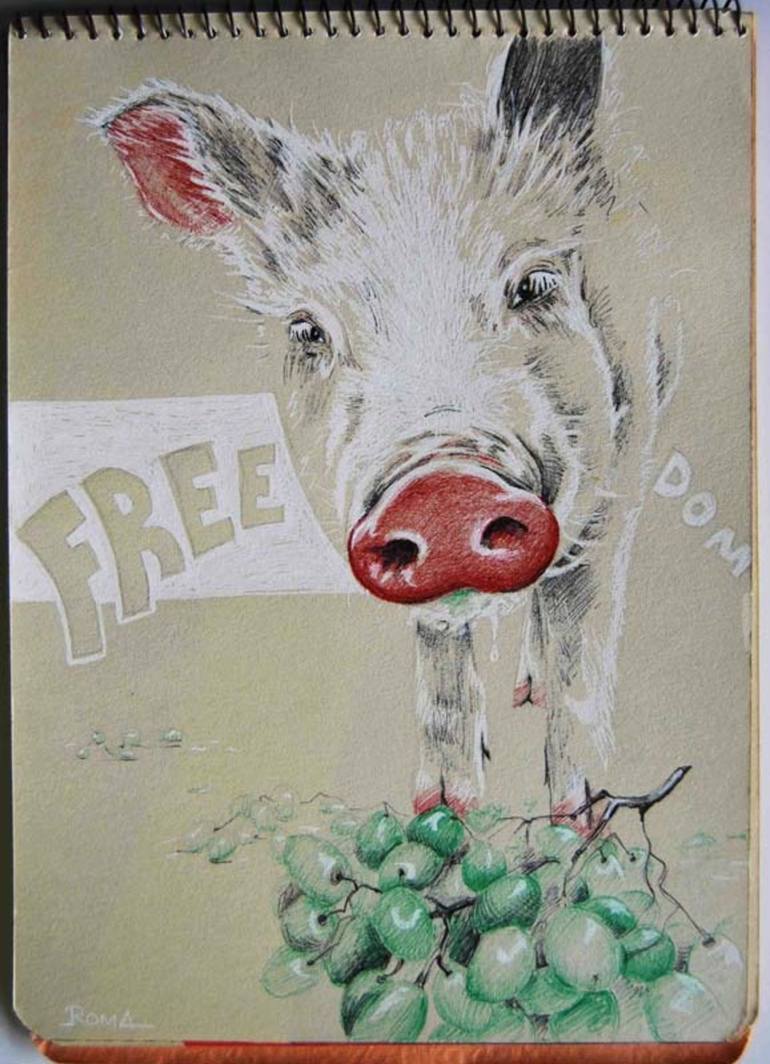 Magdalena Drawing by Roma Velarde | Saatchi Art