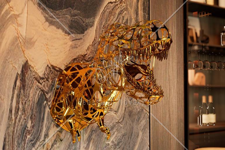 Tyrannosaurus(Big Dinosaur Tyrannosaurus Abstract) Sculpture by ...