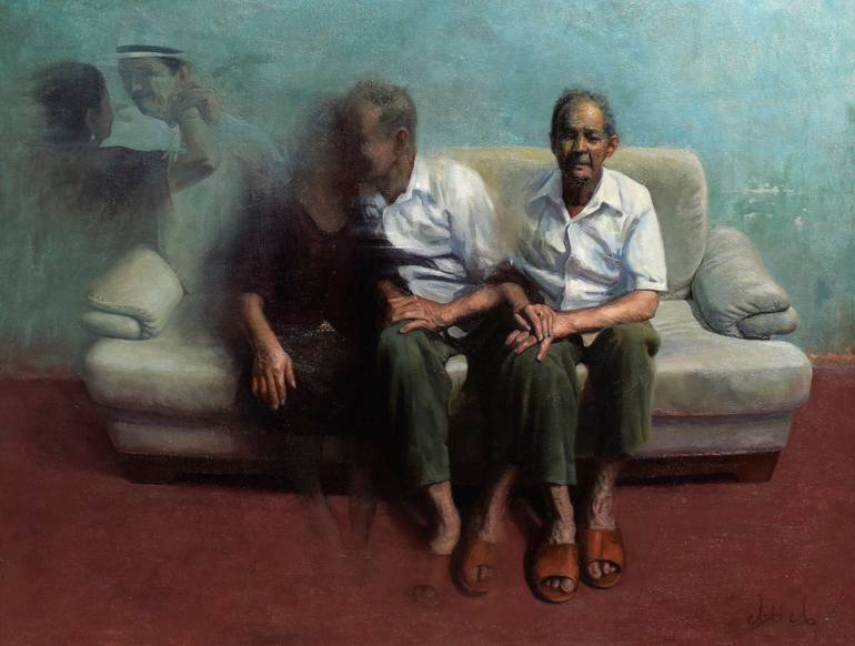 Remembranzas de un Danzón Painting by Andres Alarcon | Saatchi Art