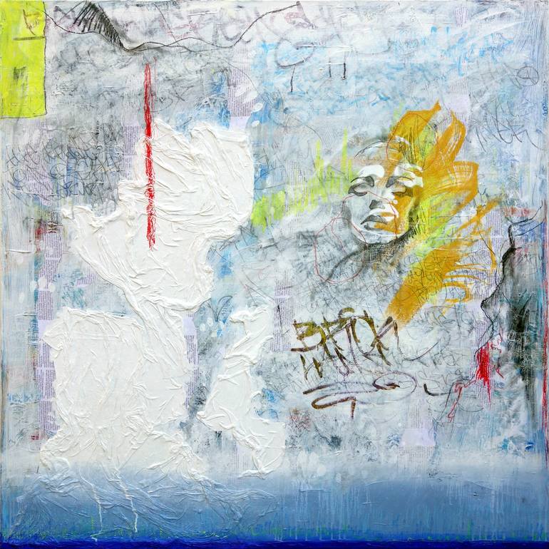 Number 3 Collage by Tomasz Brynowski | Saatchi Art
