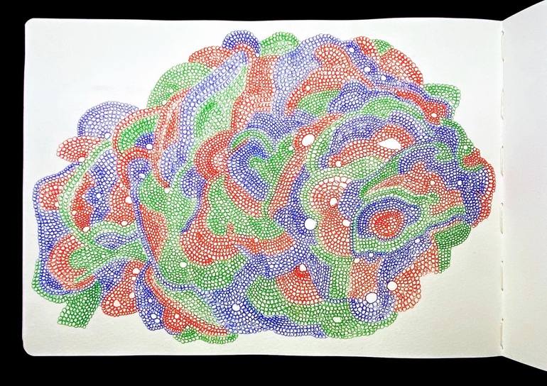 Trypophobia Drawing by Leandro Bacaltchuk | Saatchi Art