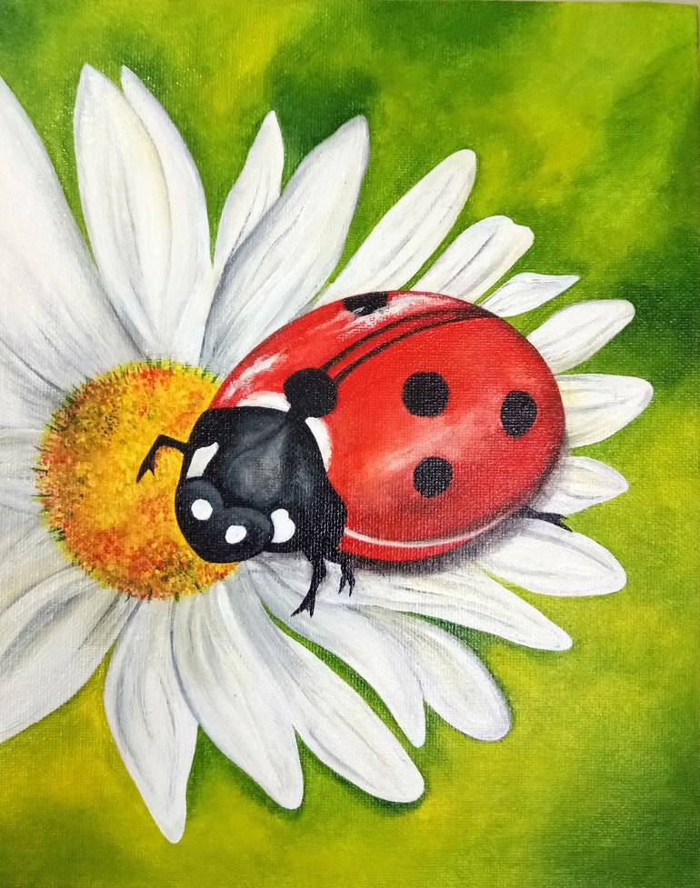 NATURE WITH FLORA AND FAUNA Painting by Nidhi Agarwal | Saatchi Art