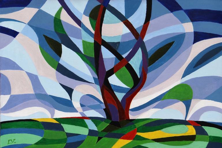 Breeze Painting by Irene Valenteen | Saatchi Art