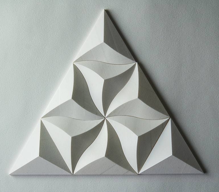 Triangle Medallion Sculpture by Tatiana Nelson-Joseph | Saatchi Art