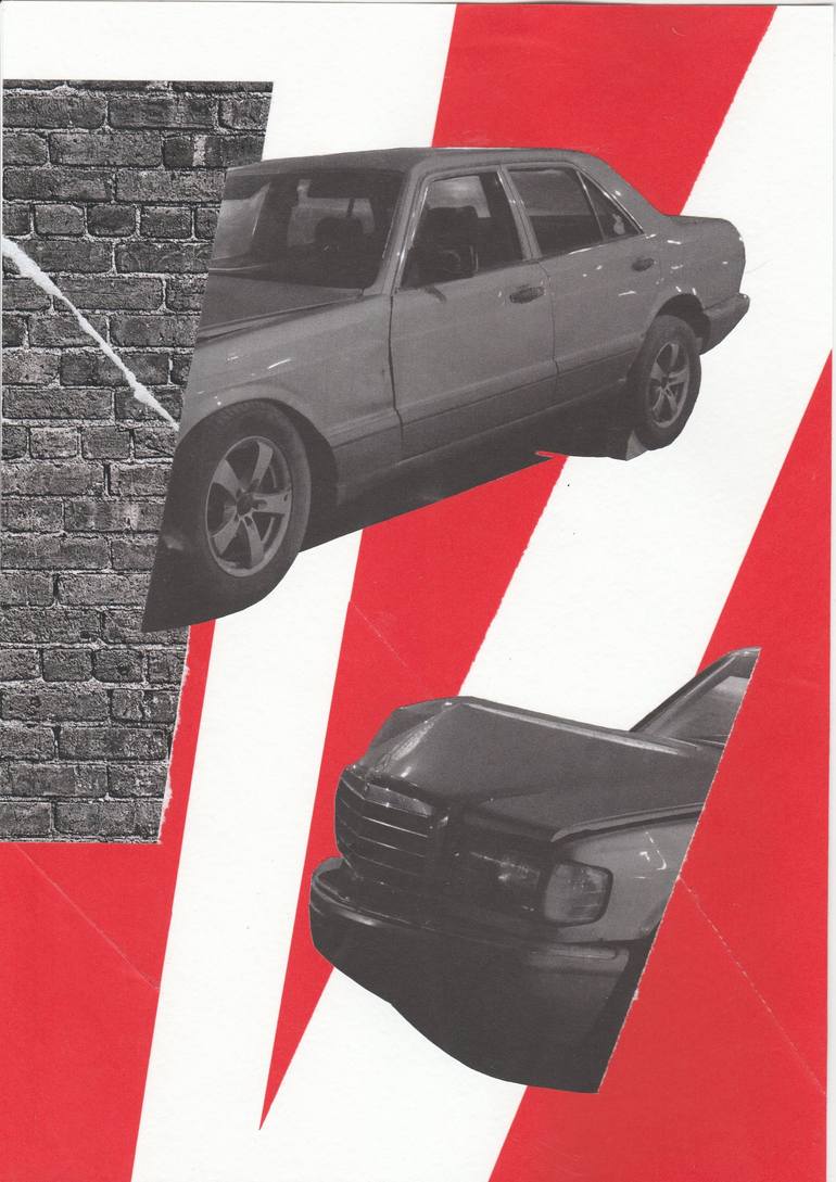 Accident Collage Collage by Il'Ya Sviridov | Saatchi Art