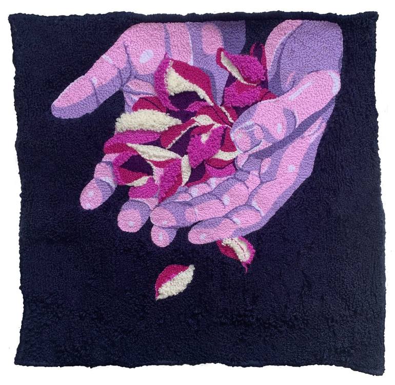Confetti Petals Mixed Media by Llinos Owen | Saatchi Art