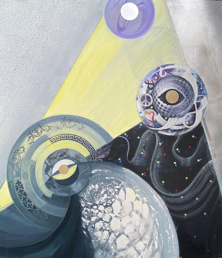 Osmosis of Times Painting by Galia Rude | Saatchi Art