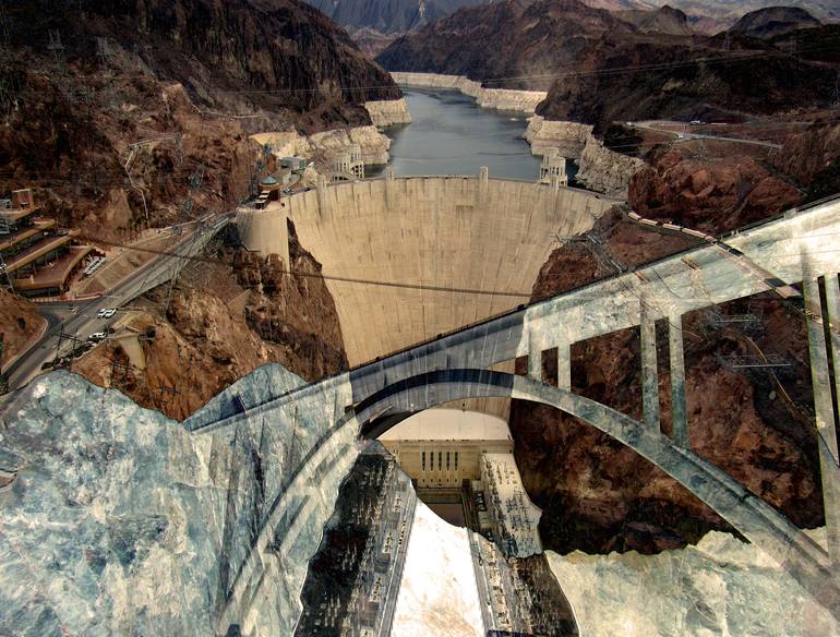 Bridge over dam - edition 1 of 20 copies Photography by Claudio Boczon ...