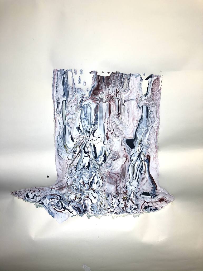 IN THE MOUNTAINS WITH A HAT Painting by Jacob Moffat | Saatchi Art