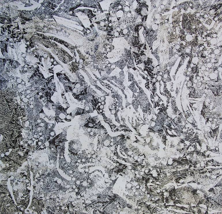 Primordial Landscape Drawing by Tom Zuk | Saatchi Art