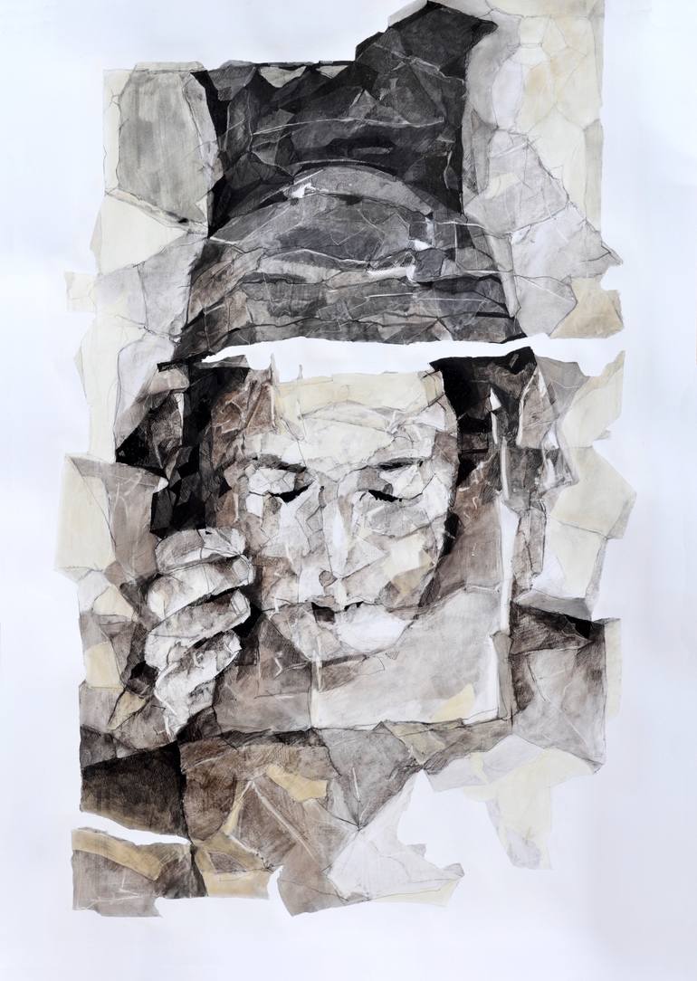 Hiatus Drawing by Melinda Matyas | Saatchi Art