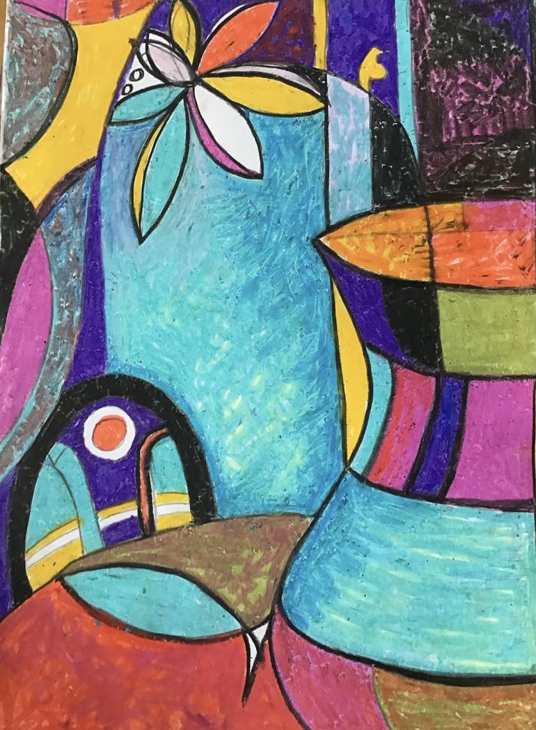 Blue Brightness Painting by Becky Pascoe | Saatchi Art